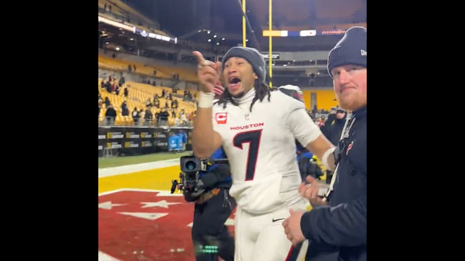 CJ Stroud trolled Steelers fans after Texans’ playoff win in Pittsburgh