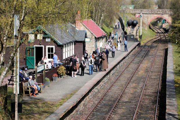 The County Durham steam train ride where you can have fish and chips ...