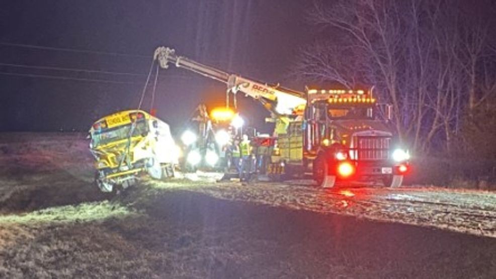 Minor injuries in Jones County school bus crash