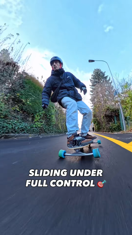 Sliding under full control, addicted to the smooth glide