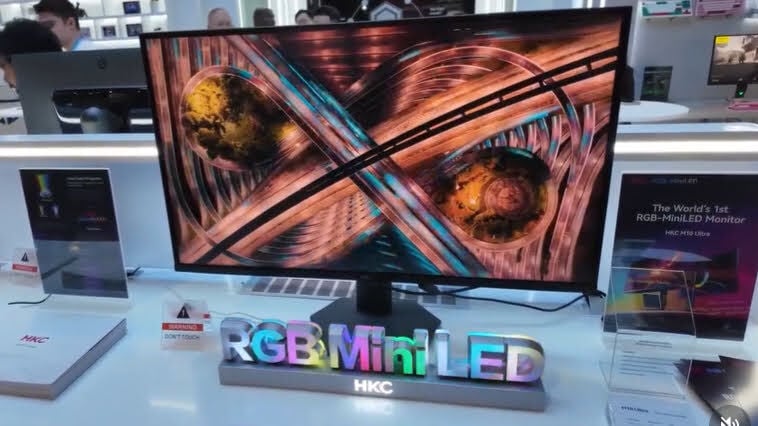 This RGB-mini LED monitor challenges OLED with almost 5K dimming zones