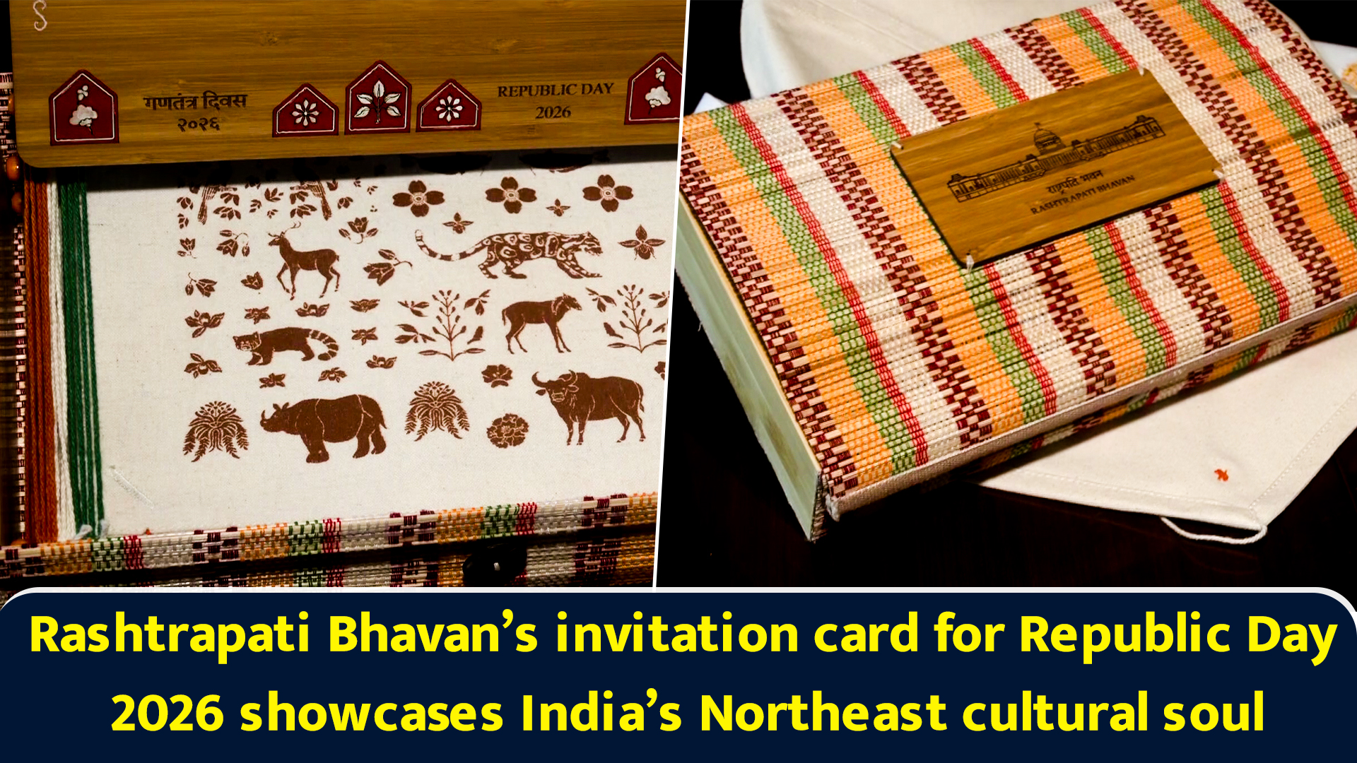 Rashtrapati Bhavan’s invitation card for Republic Day 2026 showcases ...