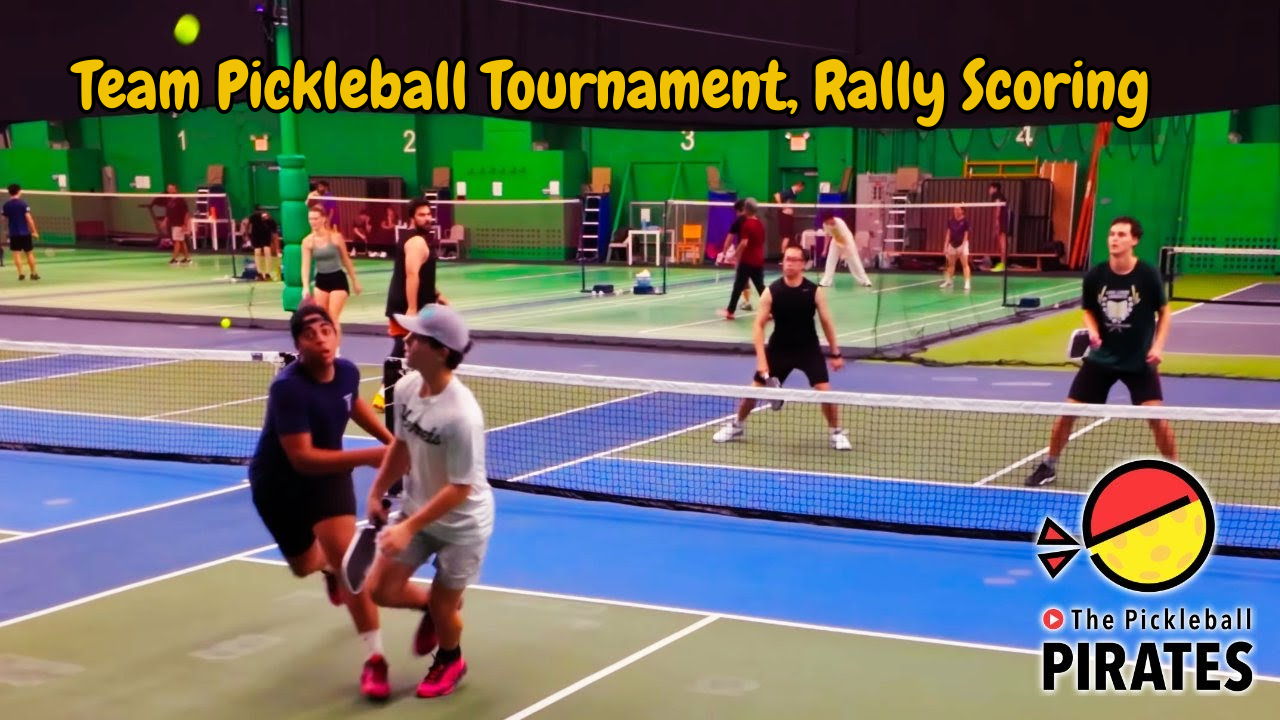 Team pickleball tournament rally scoring best rallies and smashes