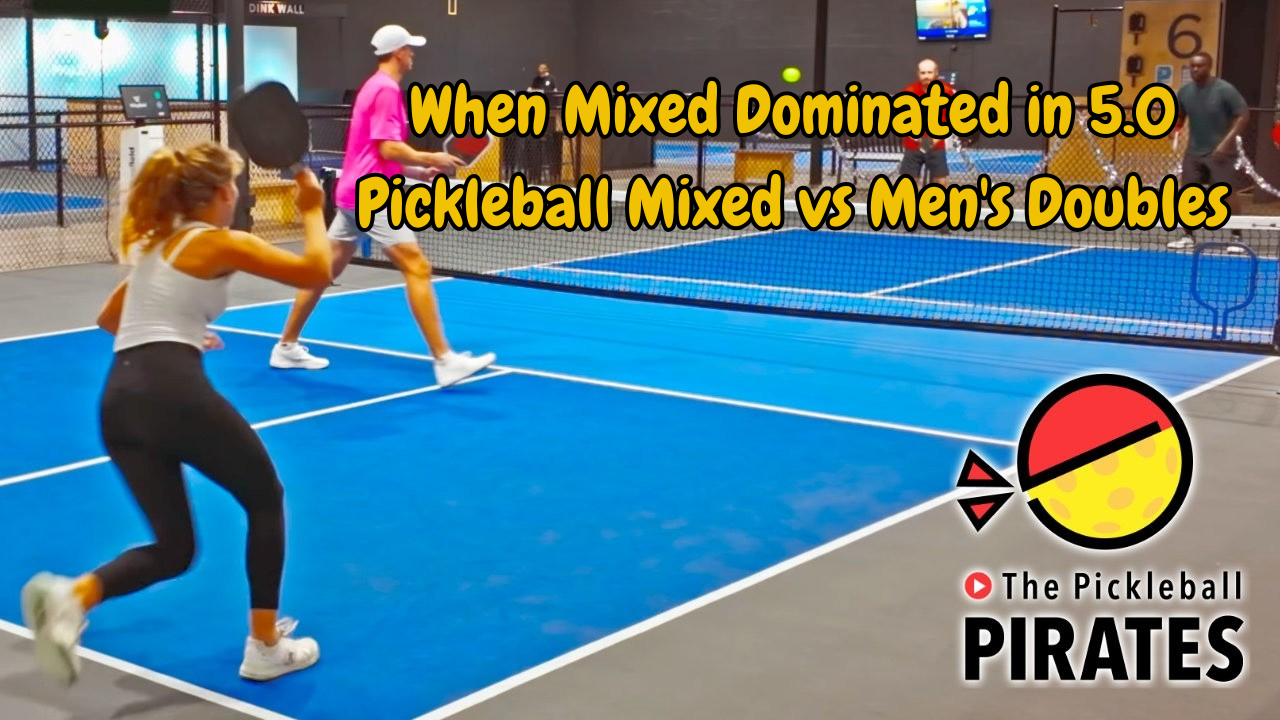 Expert strategy from 5.0 pickleball mixed vs men’s doubles mixed team