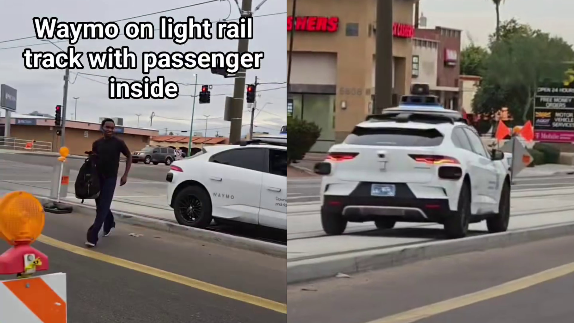 Waymo passenger jumps out after autonomous car stops on Phoenix light ...