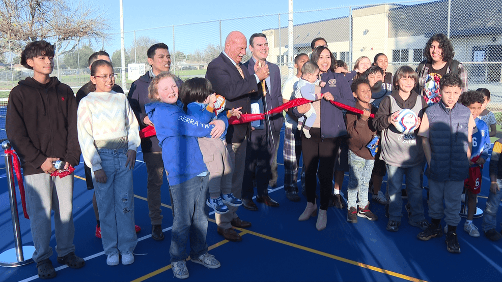 Fresno celebrates completion of Lions Park multi-sport courts with ...