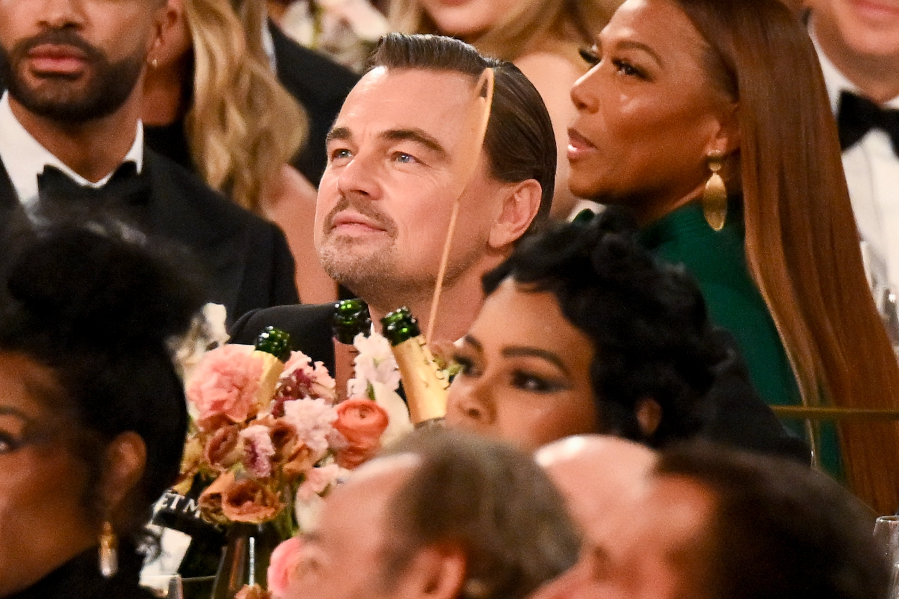 Leonardo DiCaprio's animated Golden Globes side conversation is the ...