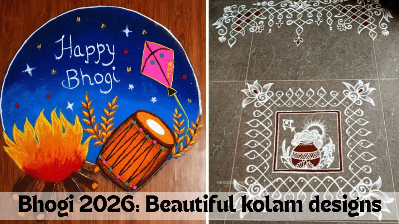 Pongal 2026: Creative Bhogi kolam designs that are simple, elegant and ...