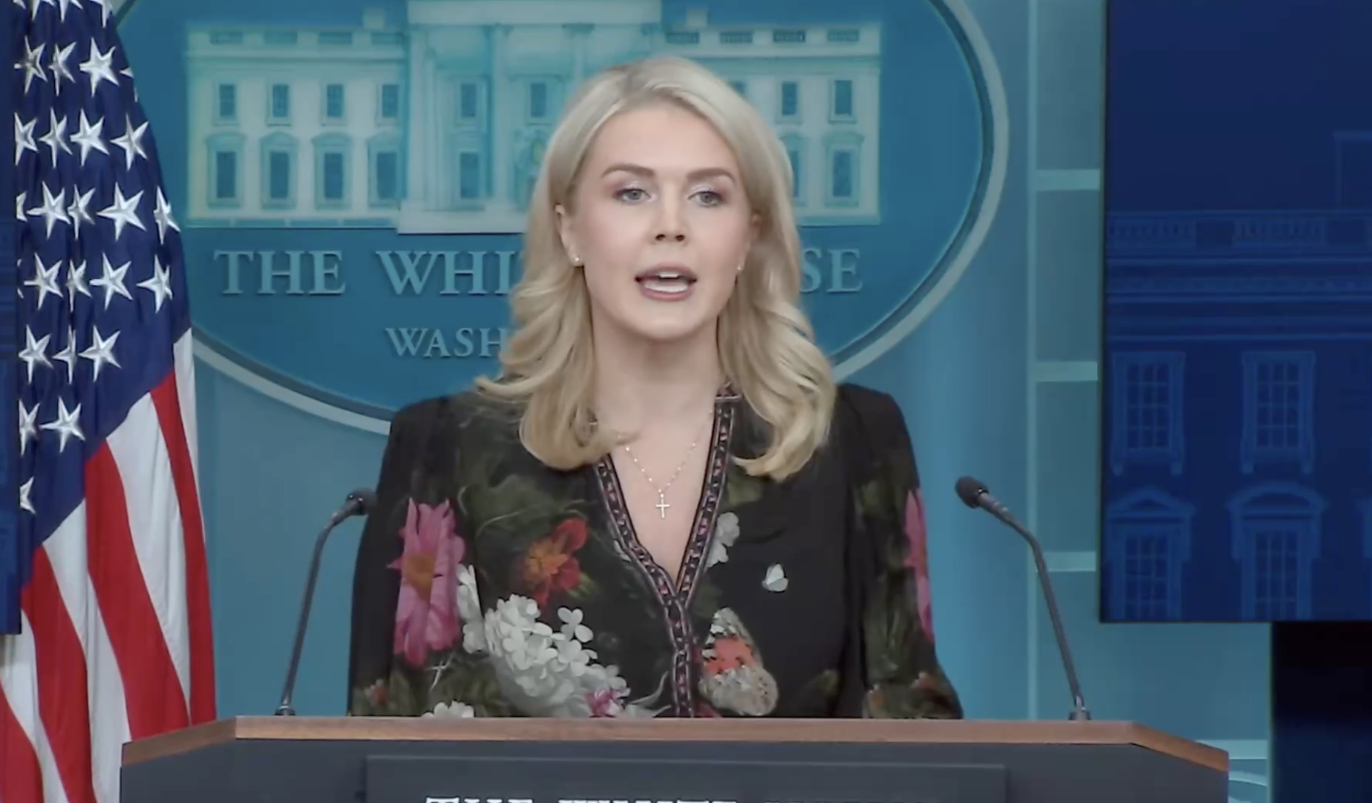 'It's a total disgrace': Karoline Leavitt puts her partisanship on ...