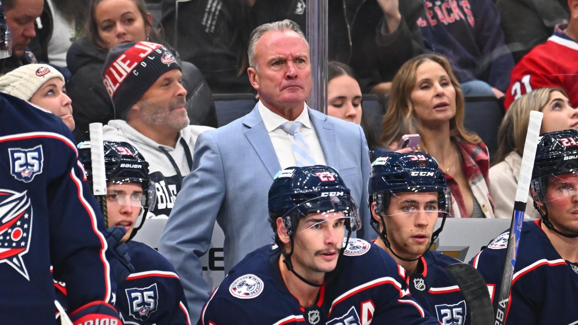 Blue Jackets fire coach Dean Evason, hire Rick Bowness as playoff hopes ...