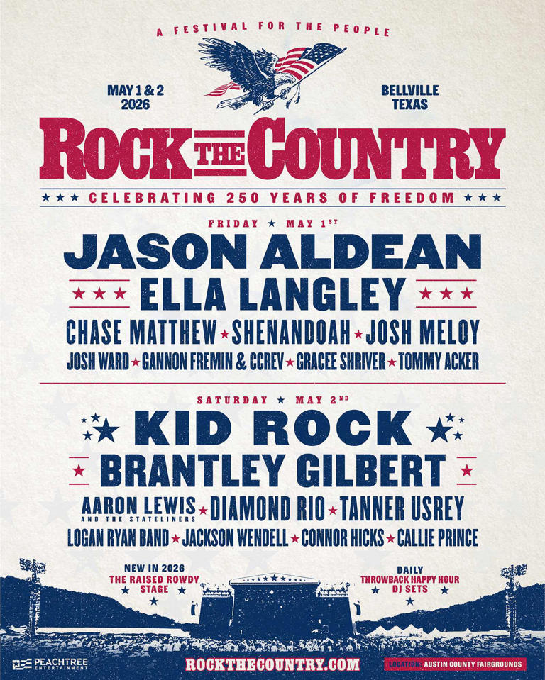 Rock the Country announces 2026 lineups
