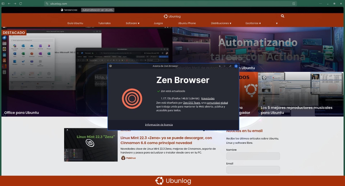 Zen Browser: Un navegador web basado en Firefox enfocado a la ...