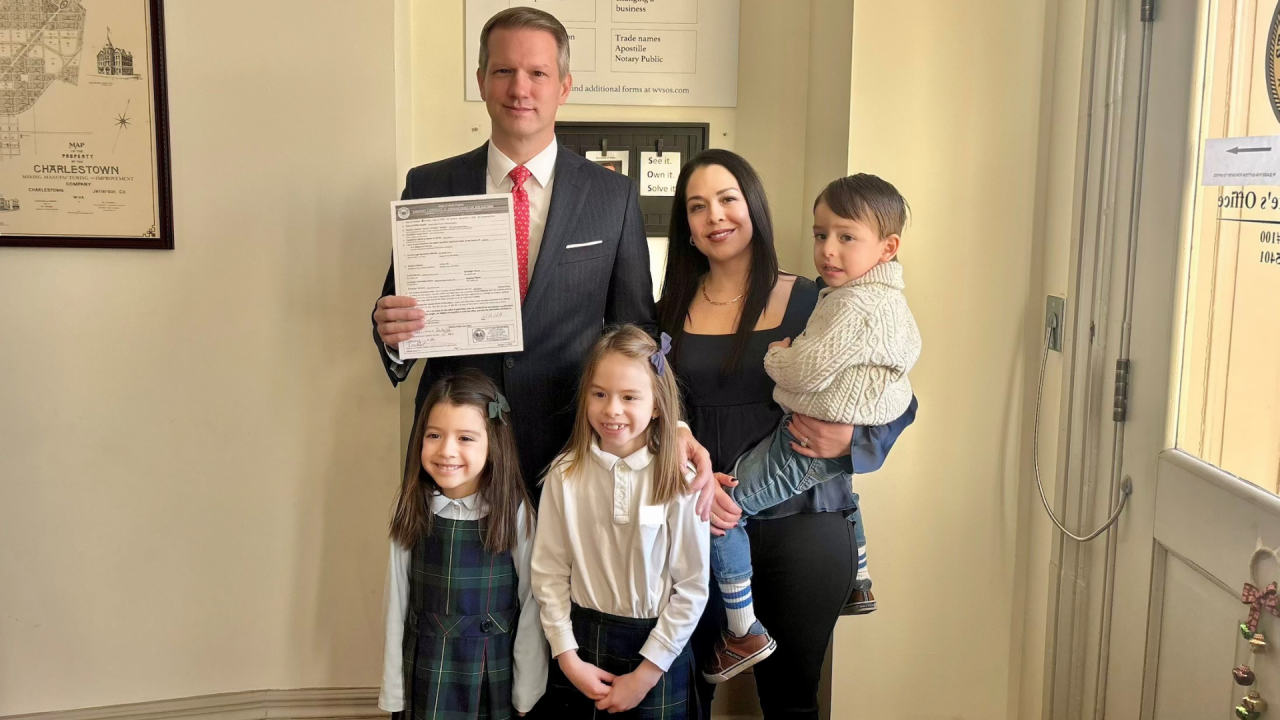Congressman Riley Moore files for re-election in West Virginia
