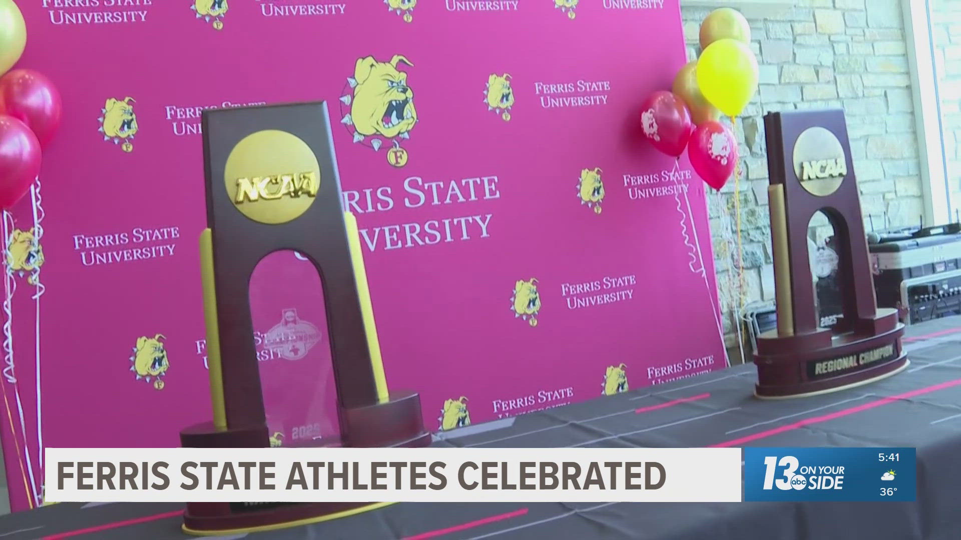 Ferris State University football celebrates 3rd national championship ...