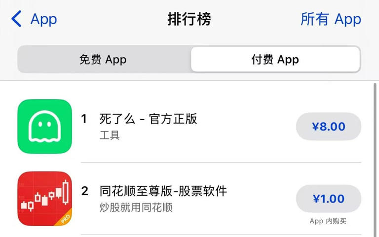 'Are you dead?' app tops Chinese paid charts