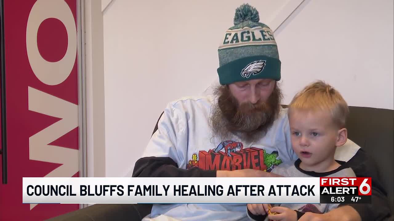 Council Bluffs father credits children with saving his life after home ...