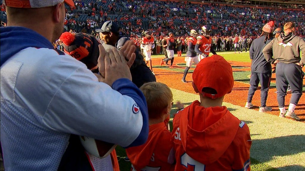 Denver Broncos host three Make-A-Wish kids