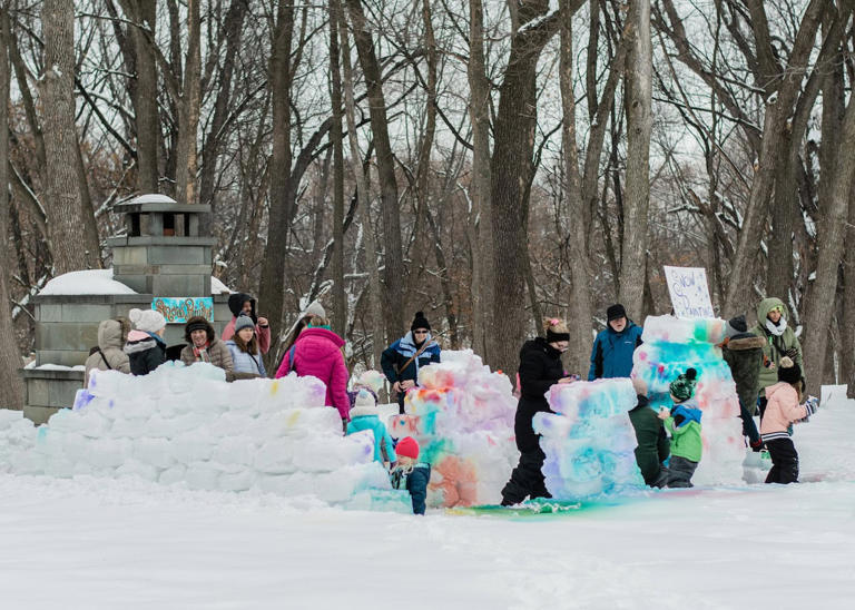 Winter day at White Bear Center for the Arts