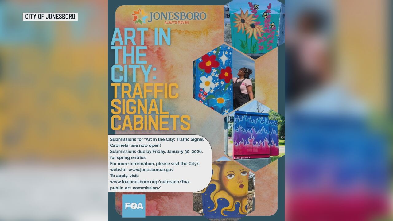 Jonesboro seeks artists for traffic signal cabinet art project