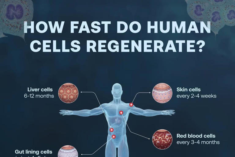 How fast do human cells regenerate?