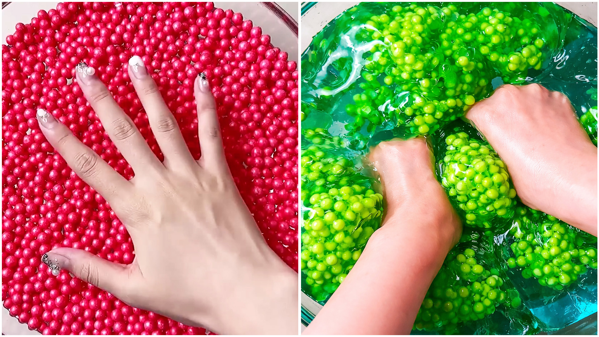 Satisfying slime texture sounds