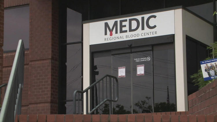 MEDIC Regional Blood Center says O blood supply critically low ...