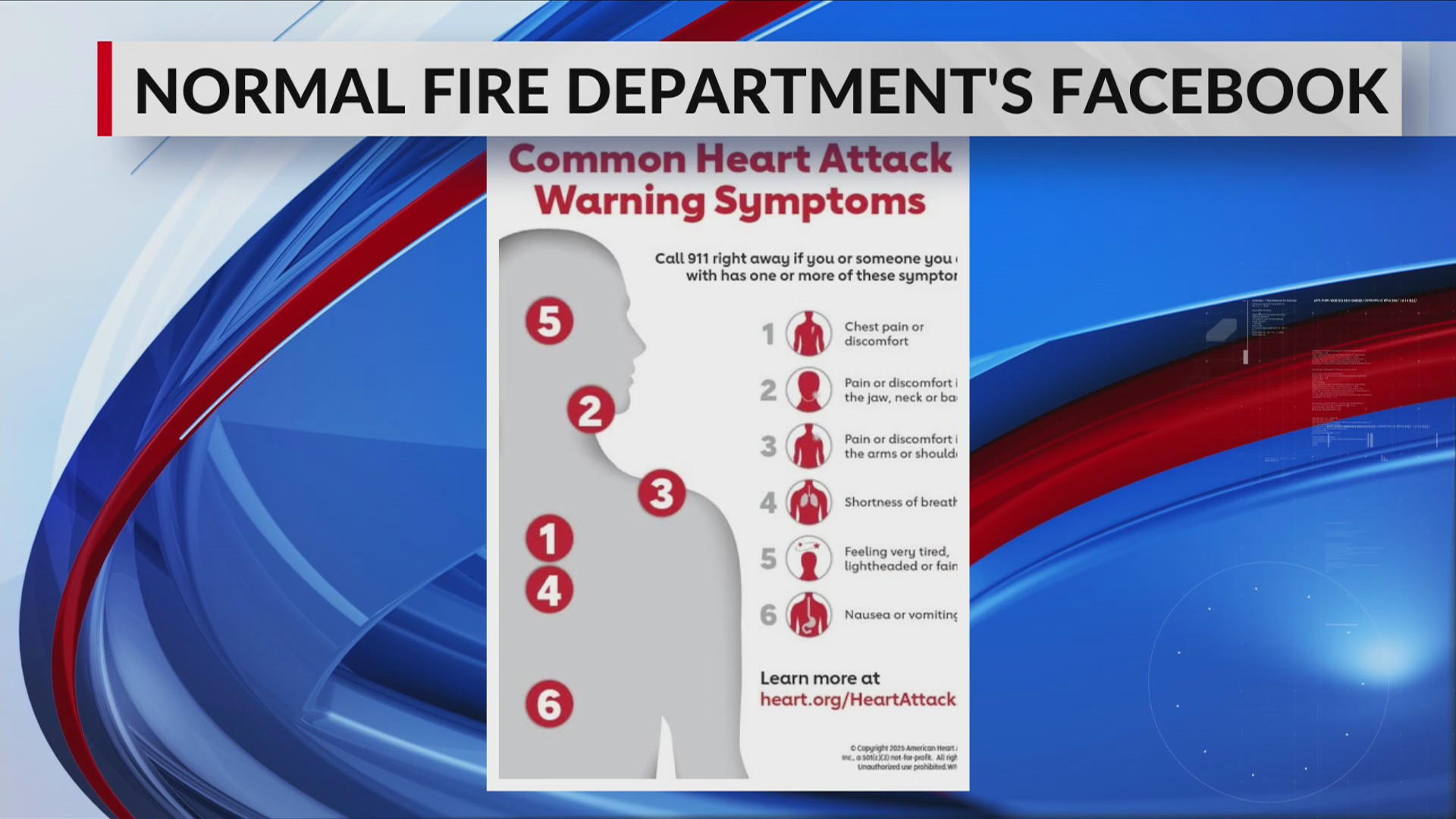 Fire department warns: Football stress isn't a heart attack