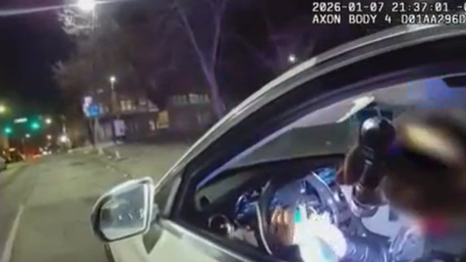 Baltimore police video shows shooting of man who dragged officer with car