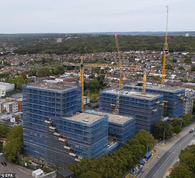 Housebuilding plummets under Sir Keir Starmer - as London developments ...
