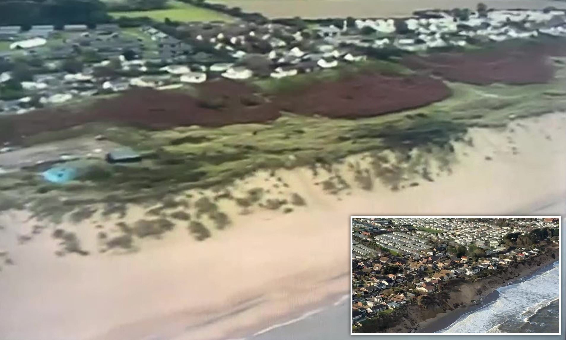 Footage shows dramatic effect over 30 years at village with 'Britain's ...