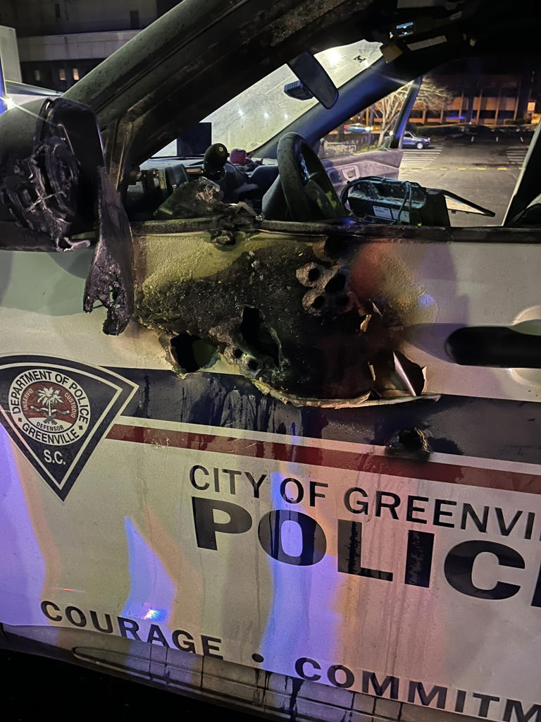Video shows ambush shooting of Greenville officer