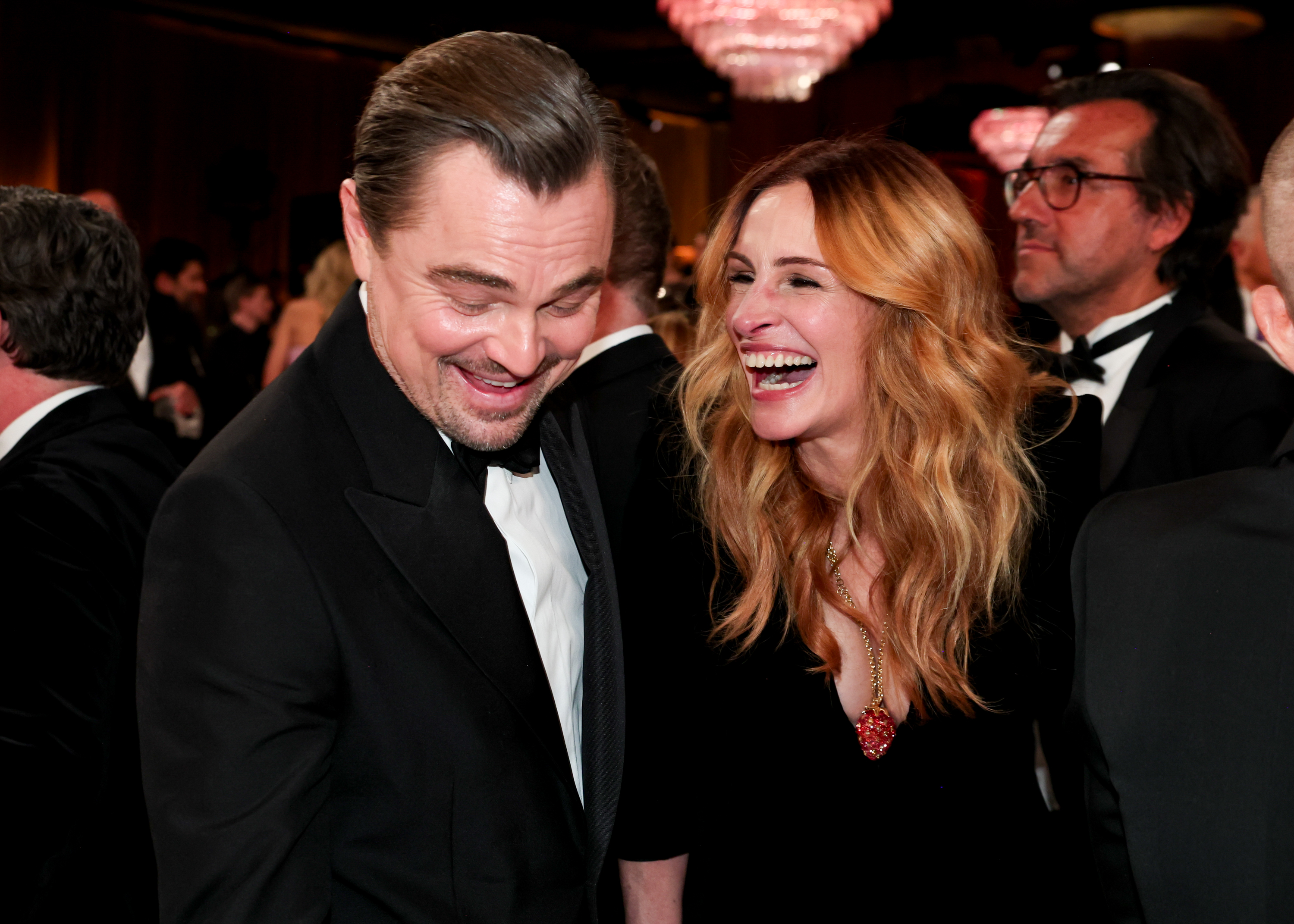 Julia Roberts, ‘Heated Rivalry’ stars celebrate at CAA’s Golden Globes ...