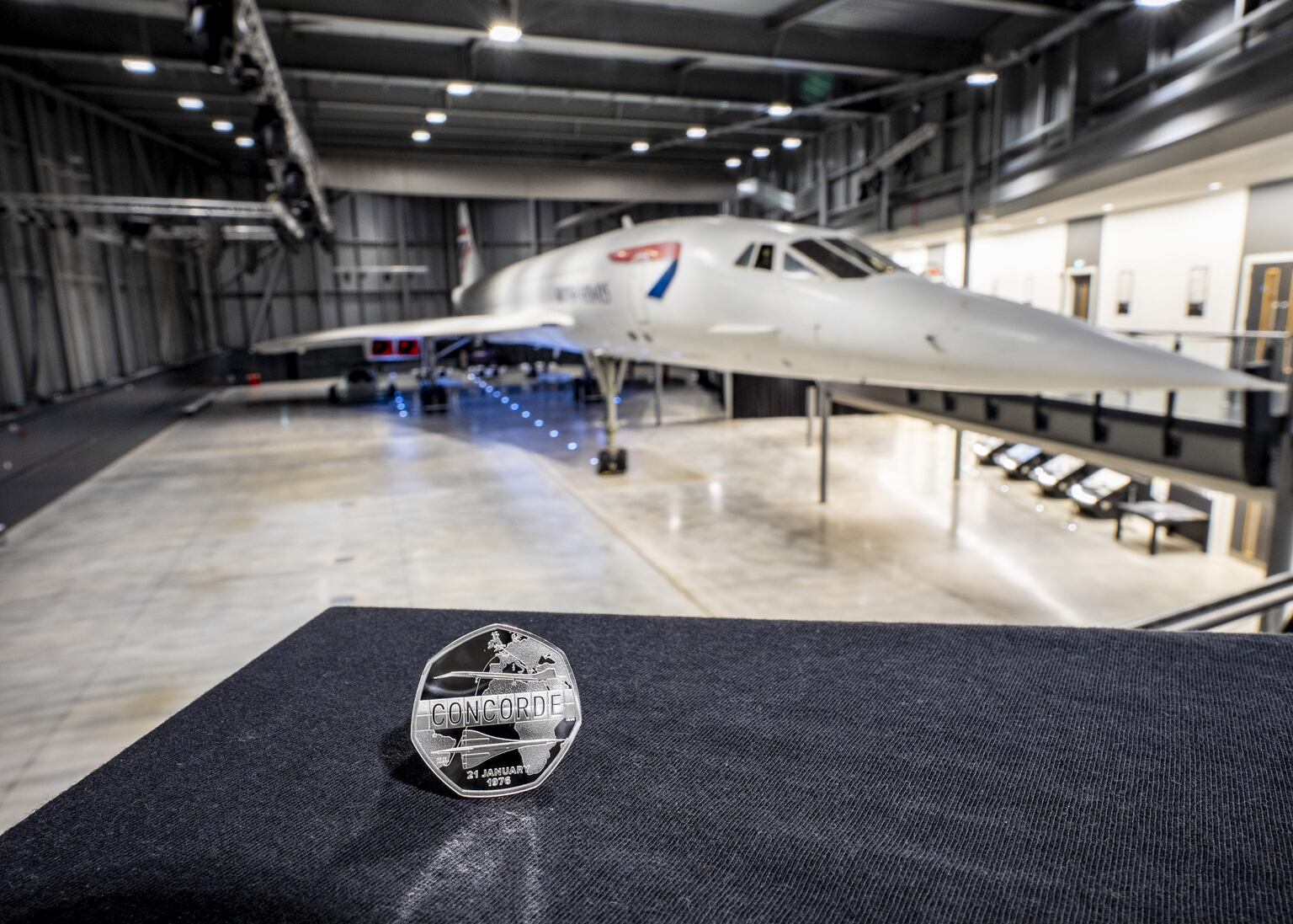 Concorde 50p coin takes off as Royal Mint celebrates supersonic aircraft