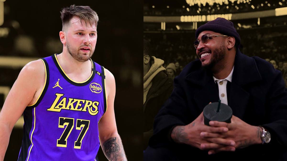 Carmelo Anthony blames Luka Doncic's defensive woes on Lakers' schemes ...