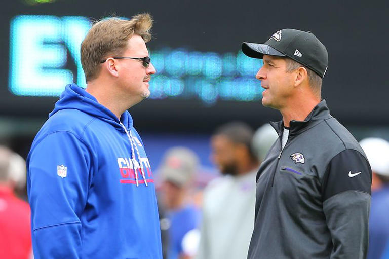 Giants chief makes John Harbaugh power play as coach's stance on job ...