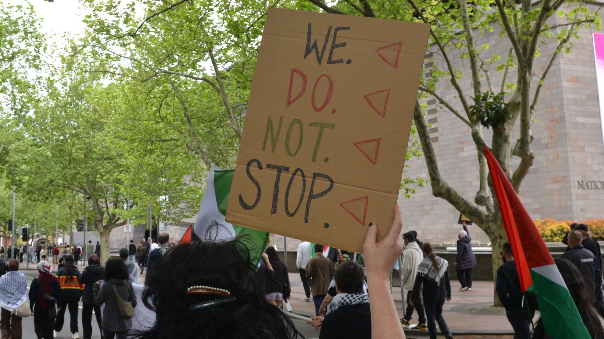 'Selfish' anti-Israel protesters ignore bushfire crisis in Victoria