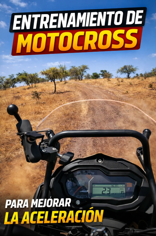Entrenamiento de motocross para mejorar la aceleración