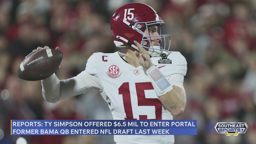 Alabama QB Simpson reportedly offered $6.5 million to forgo NFL draft ...