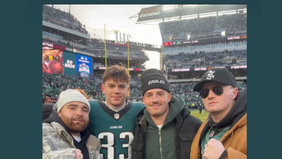 Cooper DeJean shows off unexpected guests at Eagles loss not named ...
