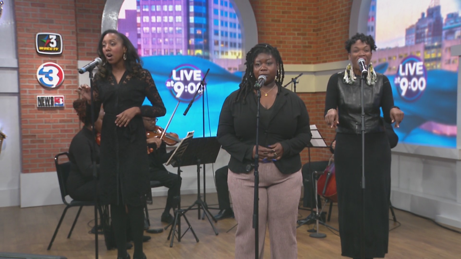 Wade in the water, performed on Live at 9!