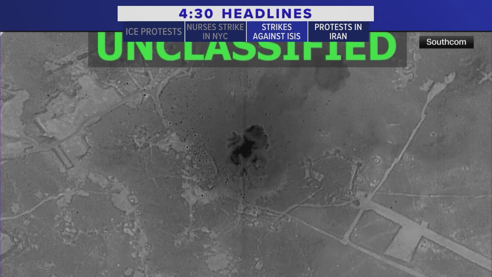 US military launches new strikes against ISIS in Syria