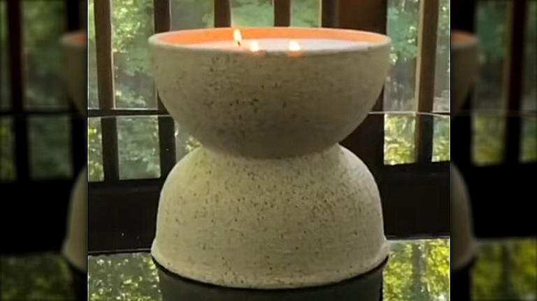 How to turn a Dollar Tree bowl into a stunning tabletop candle