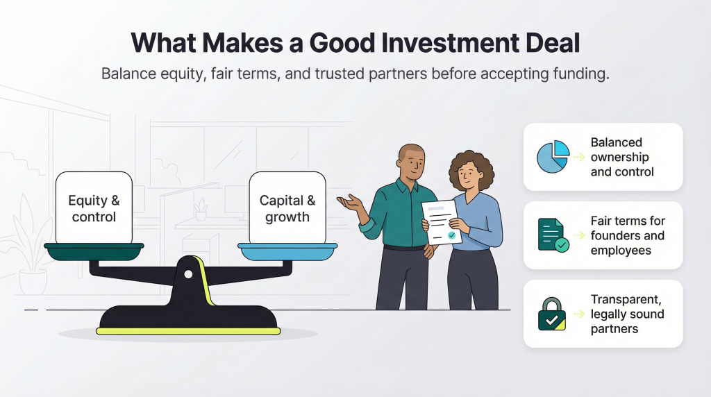 How to know when an investor is offering you a good deal
