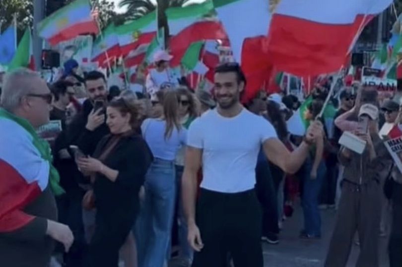 Britney Spears' ex Sam Asghari shows footage from LA protest before U ...