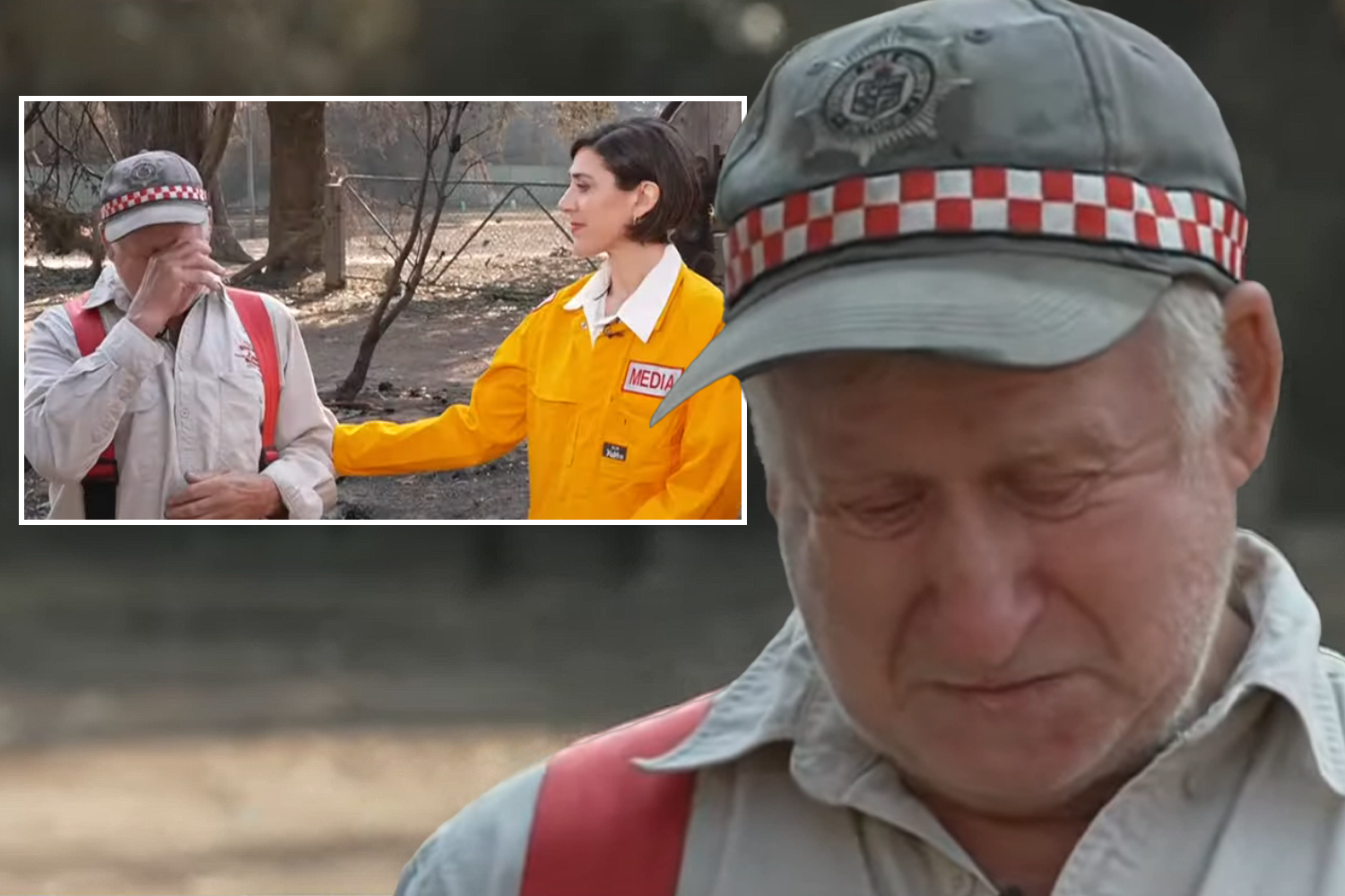 Aussie retiree's heartbreaking admission on live TV as bushfires ravage ...