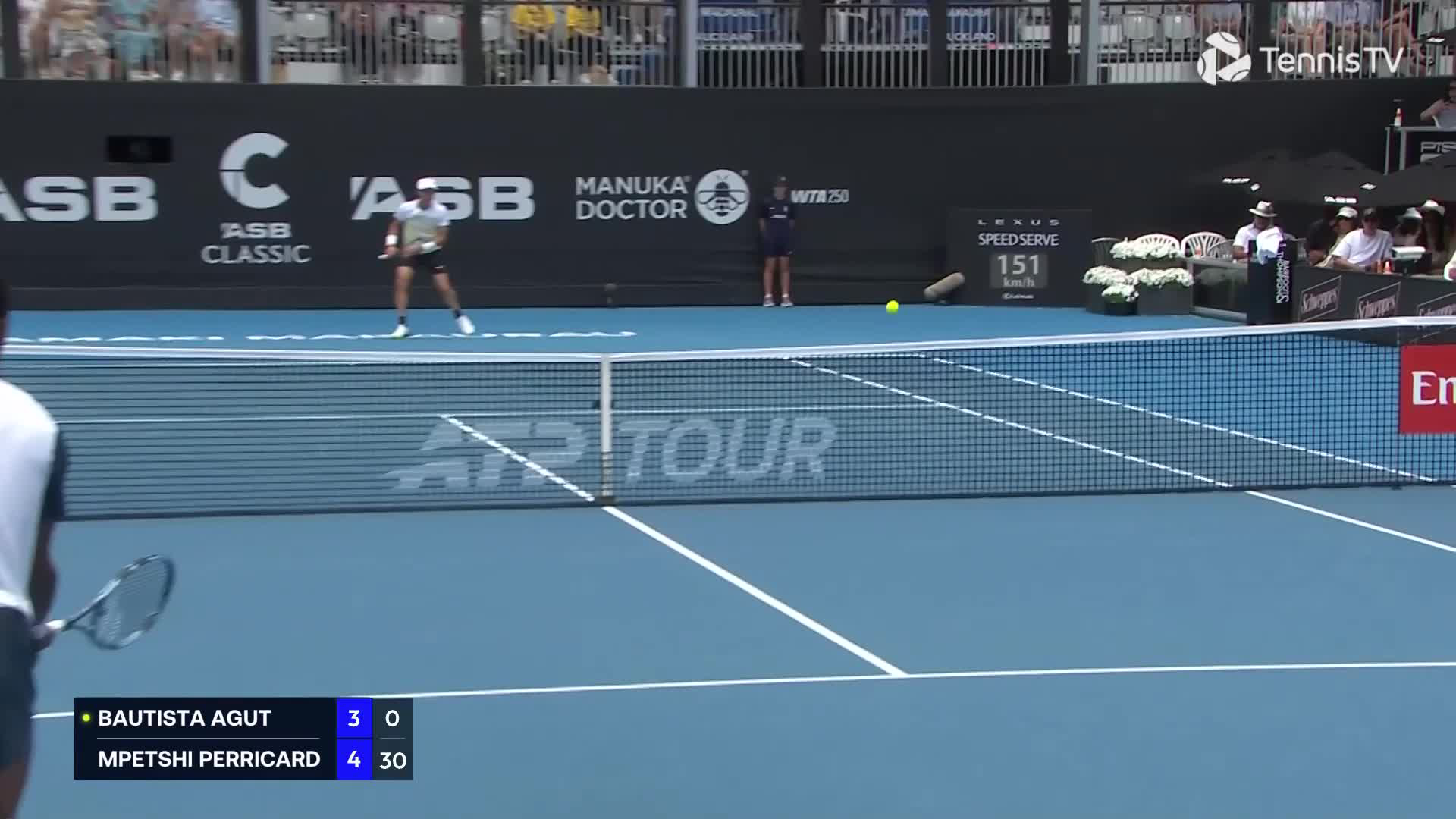 Stunning play by Giovanni Mpetshi Perricard in Auckland