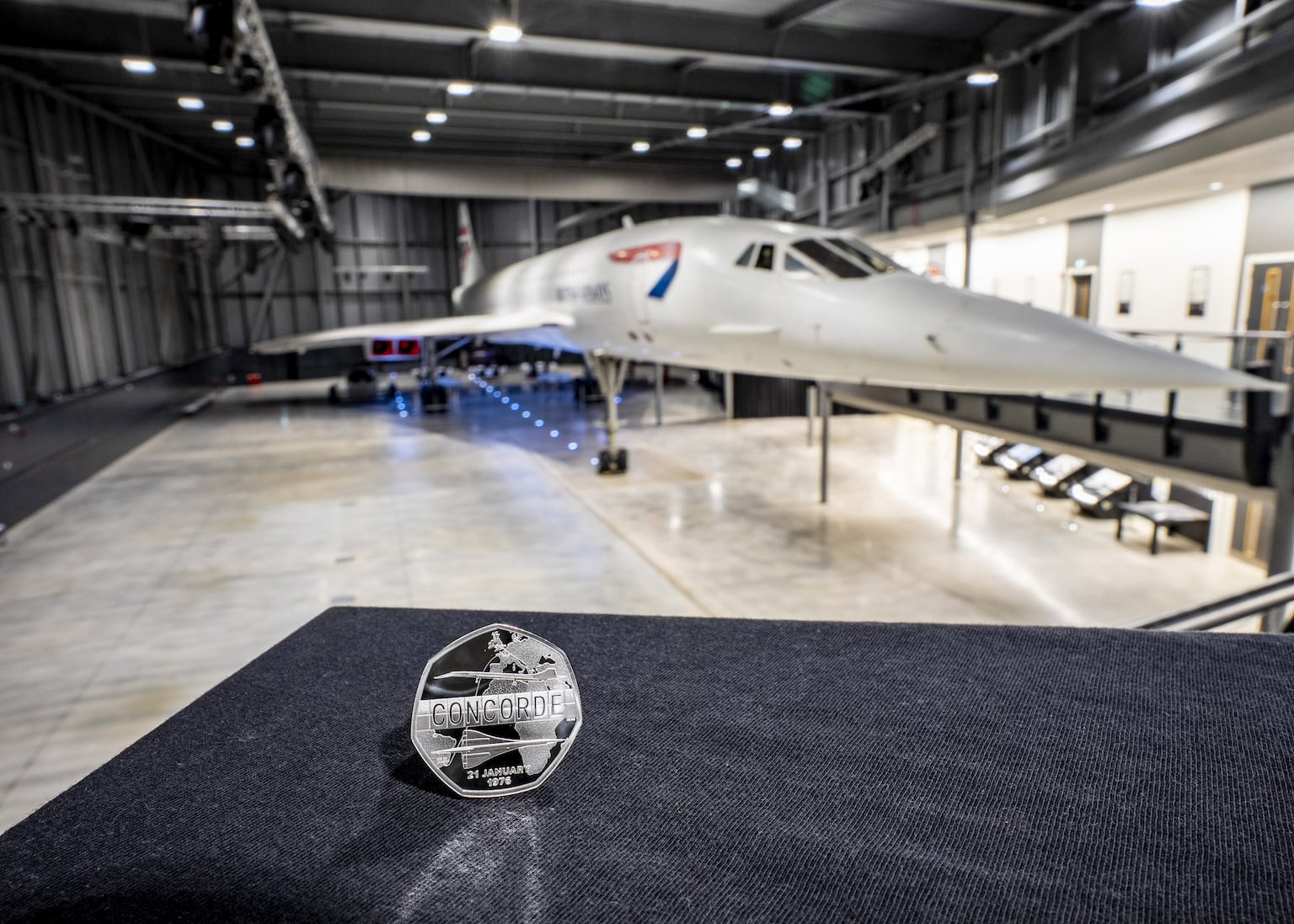 Concorde 50p coin takes off as Royal Mint celebrates supersonic aircraft