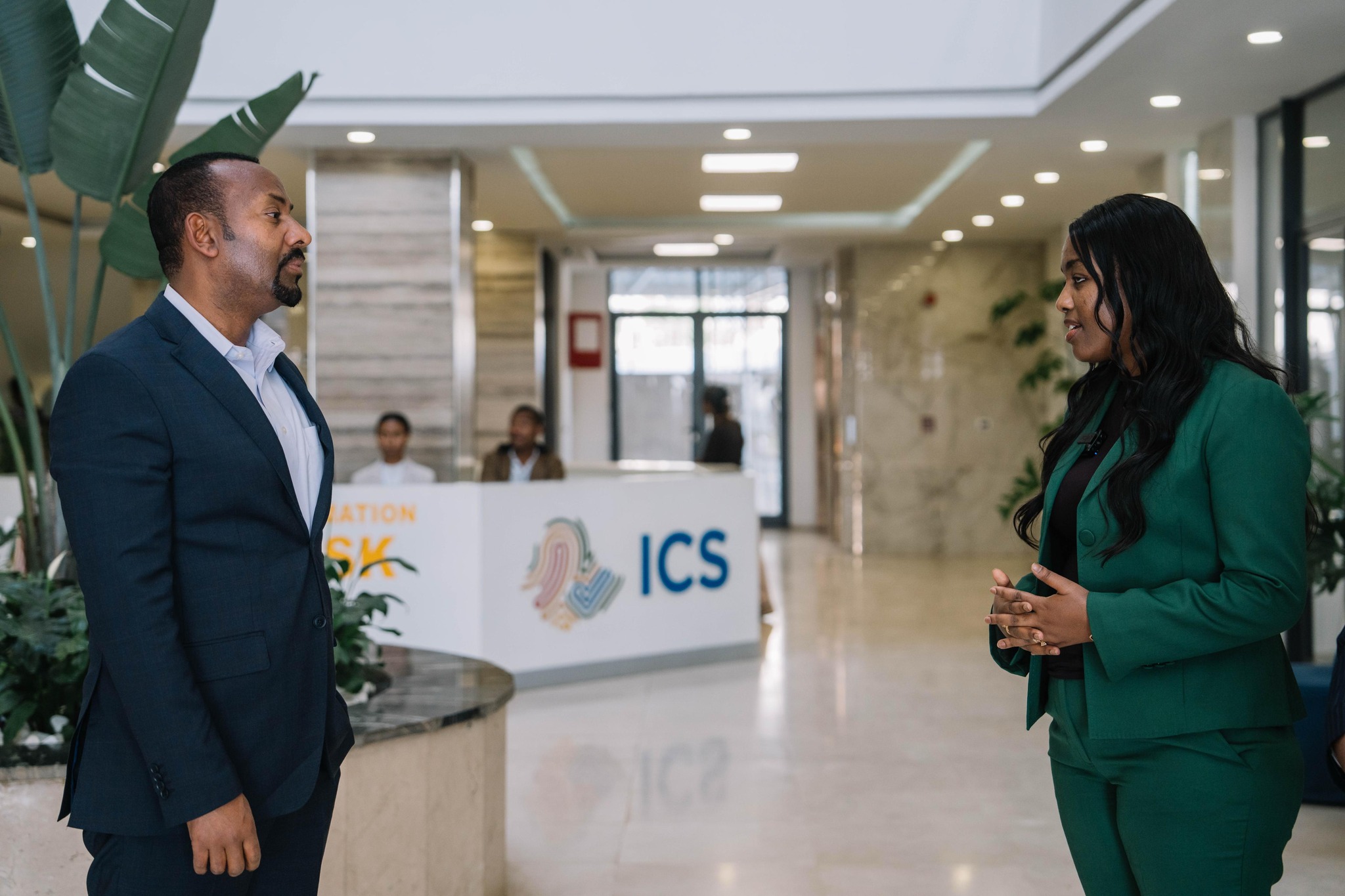 Prime Minister Abiy Ahmed reviews ICS service enhancements