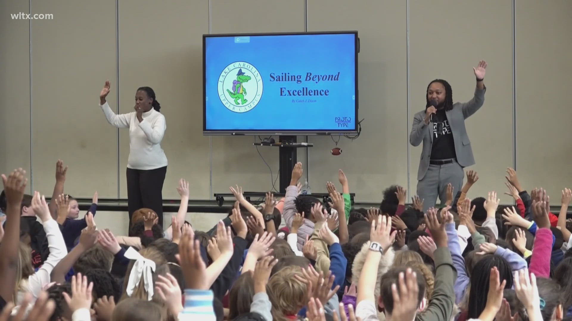 Full circle moment for student sharing his path from elementary school to Capitol Hill