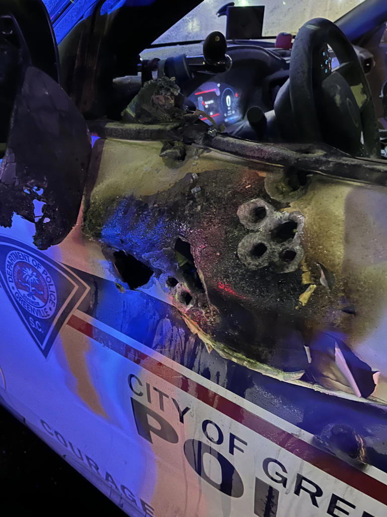 Video shows ambush shooting of Greenville officer